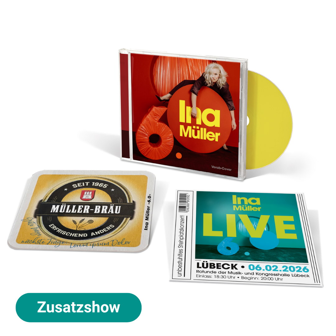 6.0 CD + Release Konzert – Ina Müller
