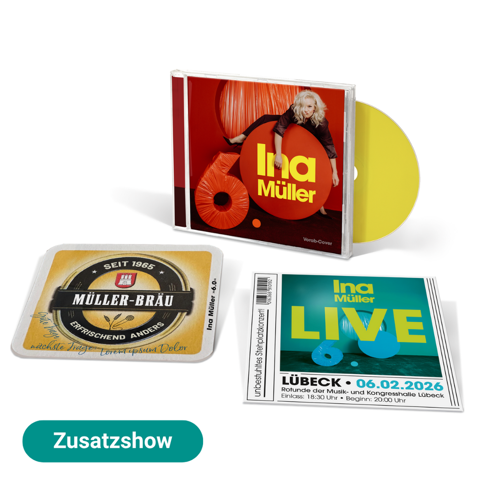 6.0 CD + Release Konzert – Ina Müller